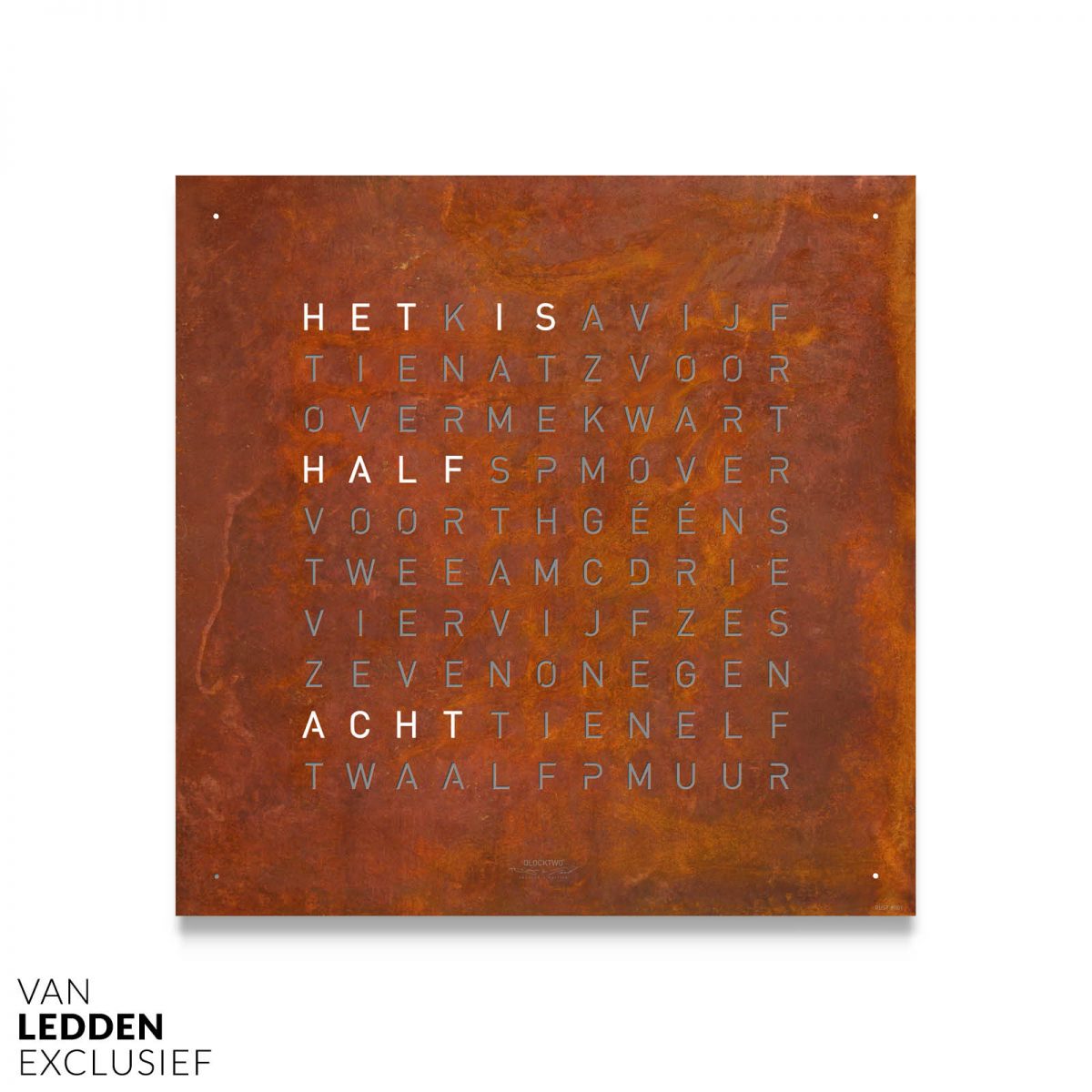 Qlocktwo | Van Ledden Exclusief